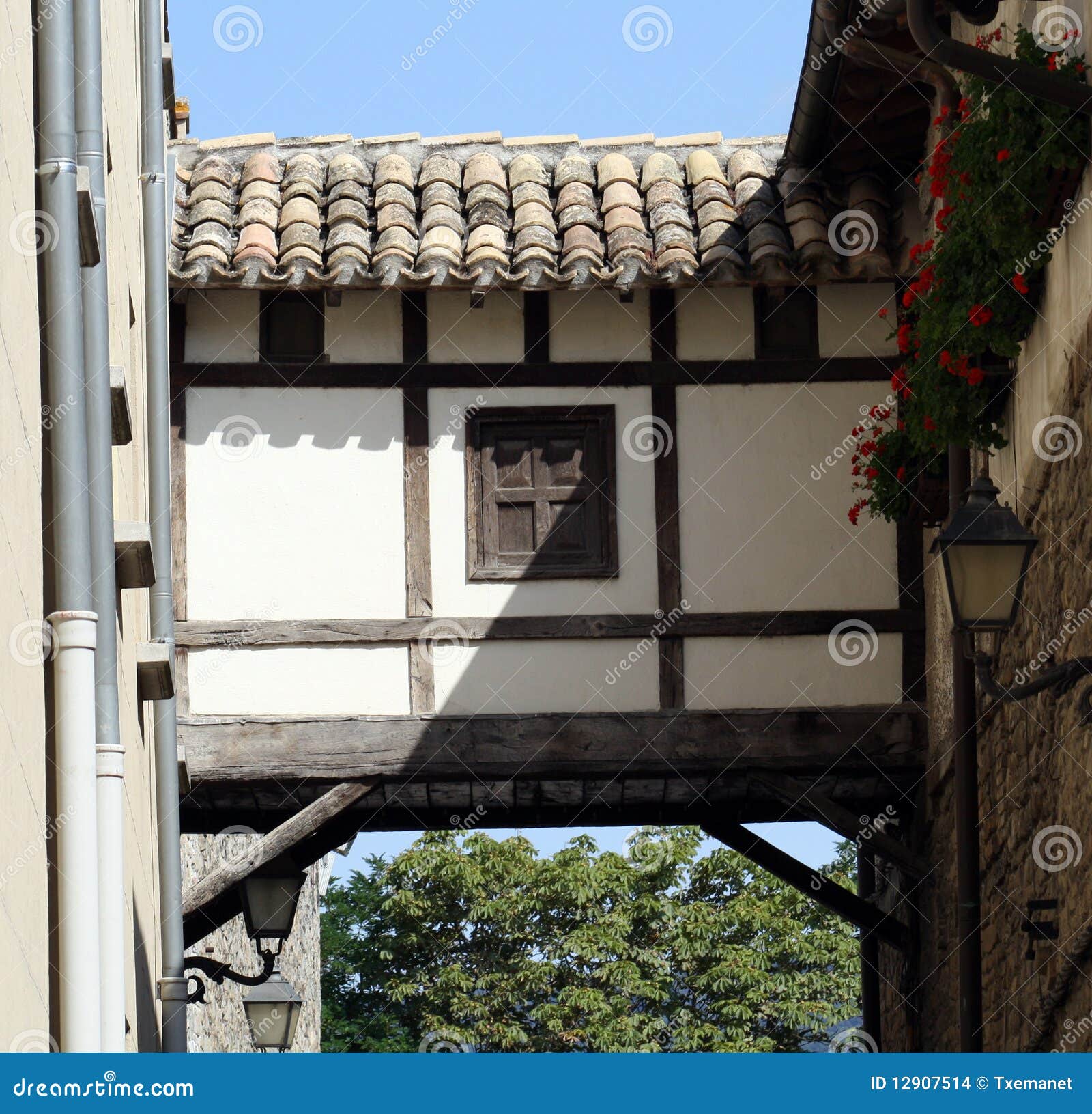 Step between two houses. stock photo. Image of homes - 12907514