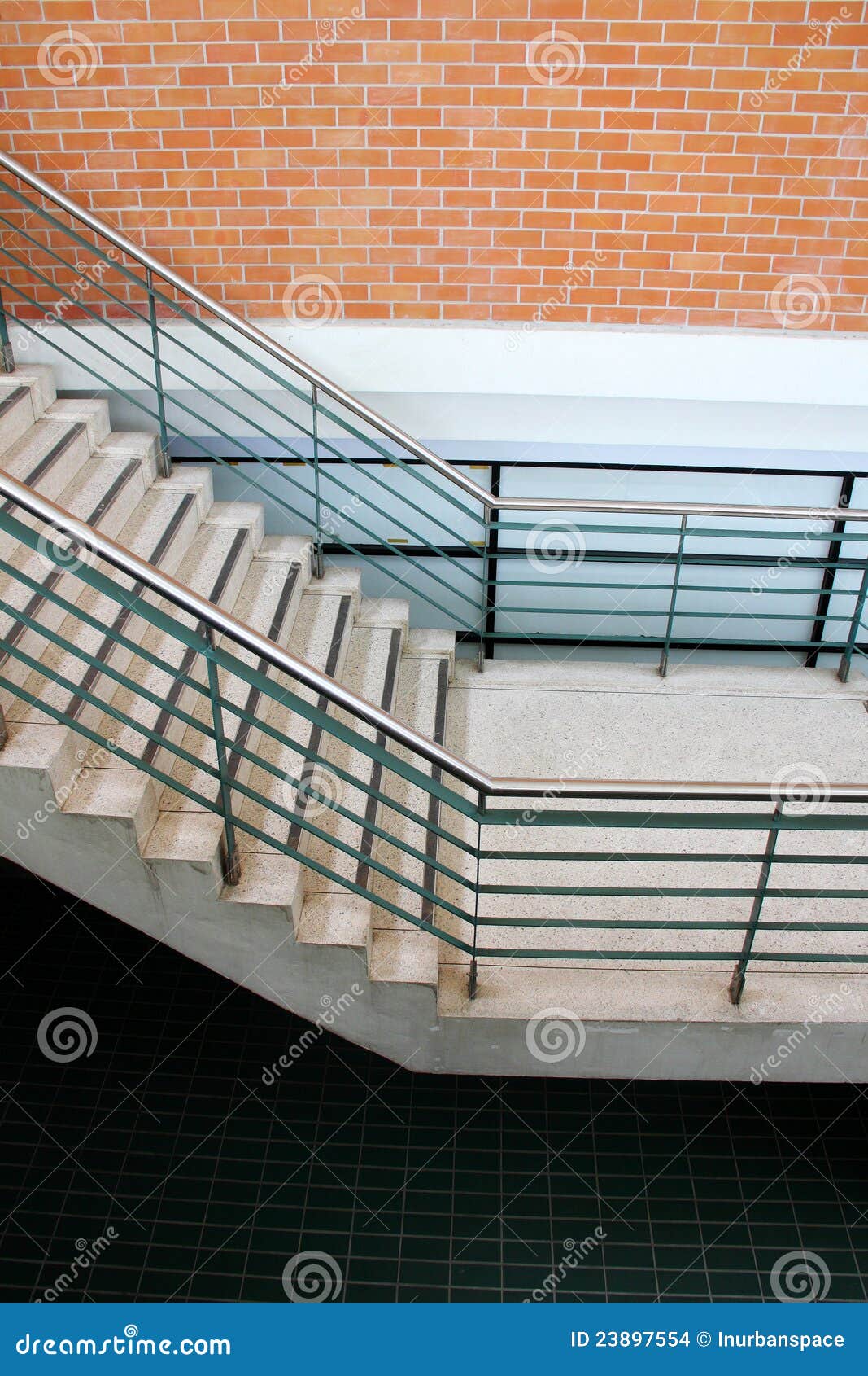 Step Up in Building, on the Side View Stock Photo - Image of floor ...