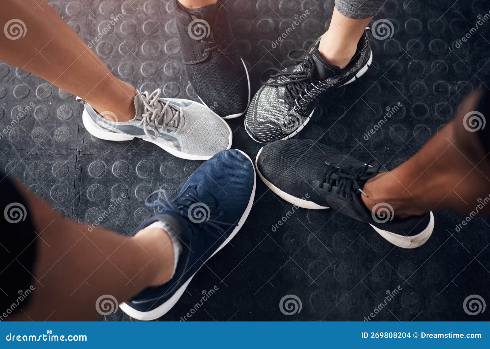 Step in and Step Up. a Group of People Standing Together in a Circle at ...