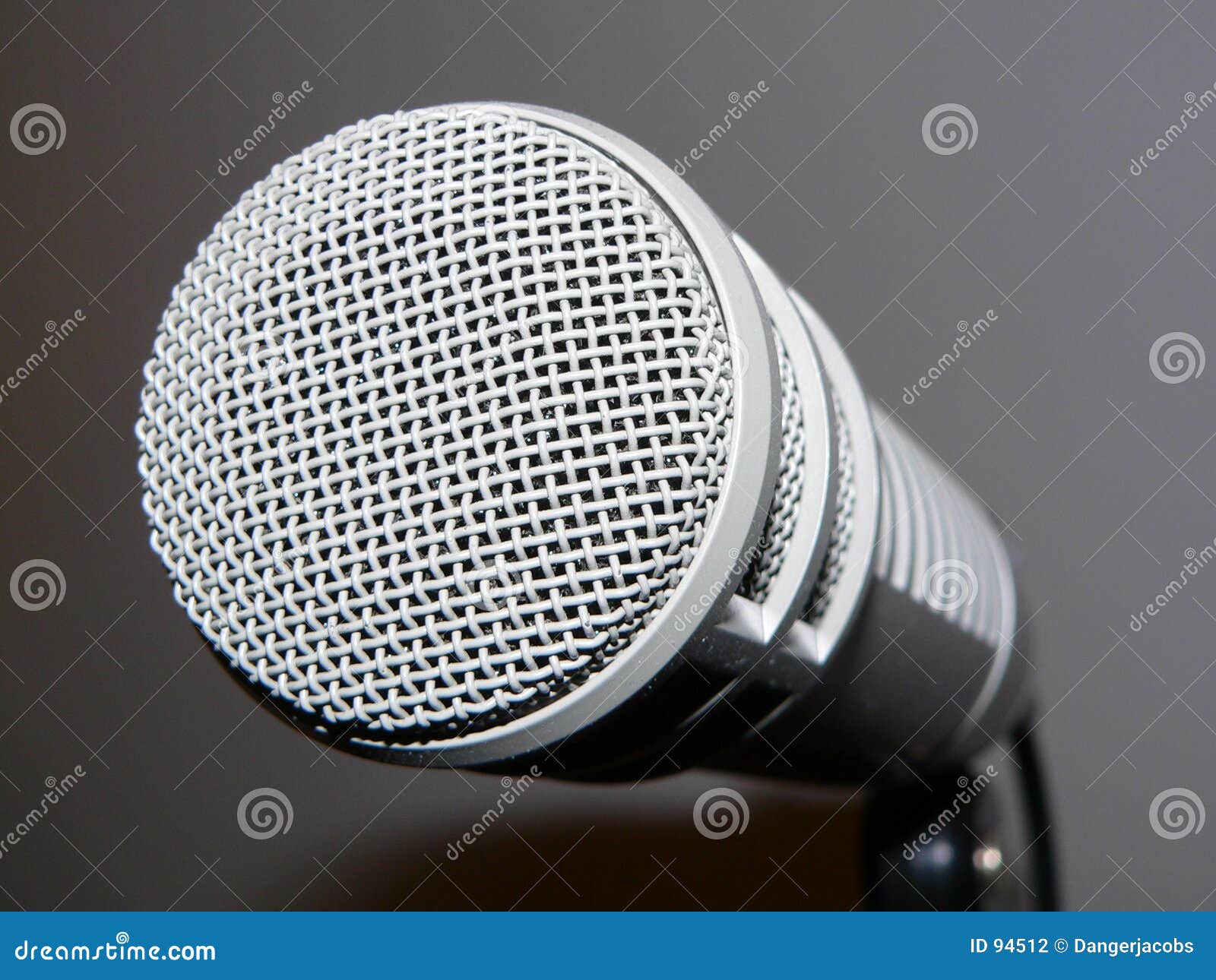 Step up to the mic stock photo. Image of silver, large, speak - 94512