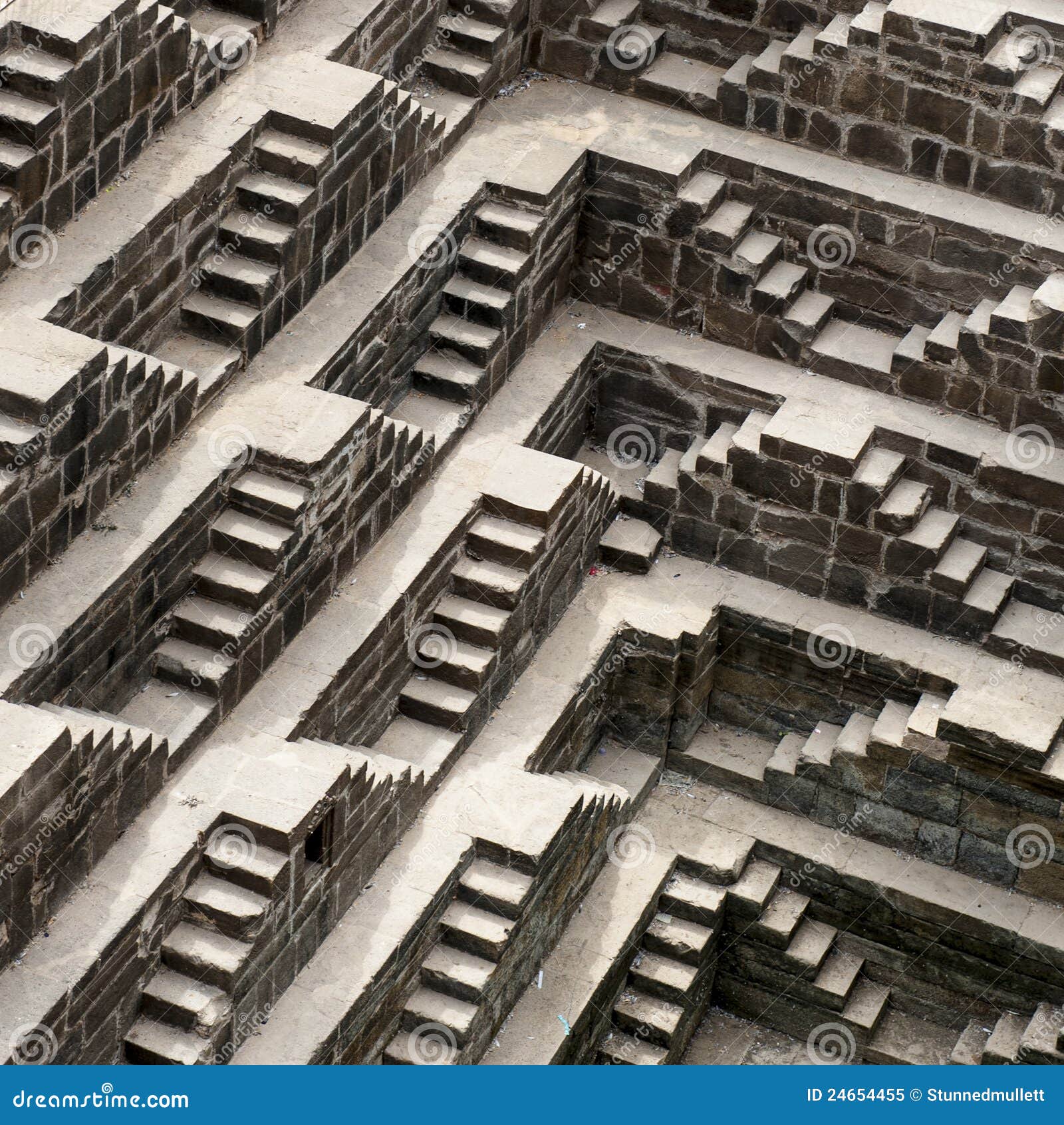 Step Well, India stock image. Image of agra, india, water - 24654455