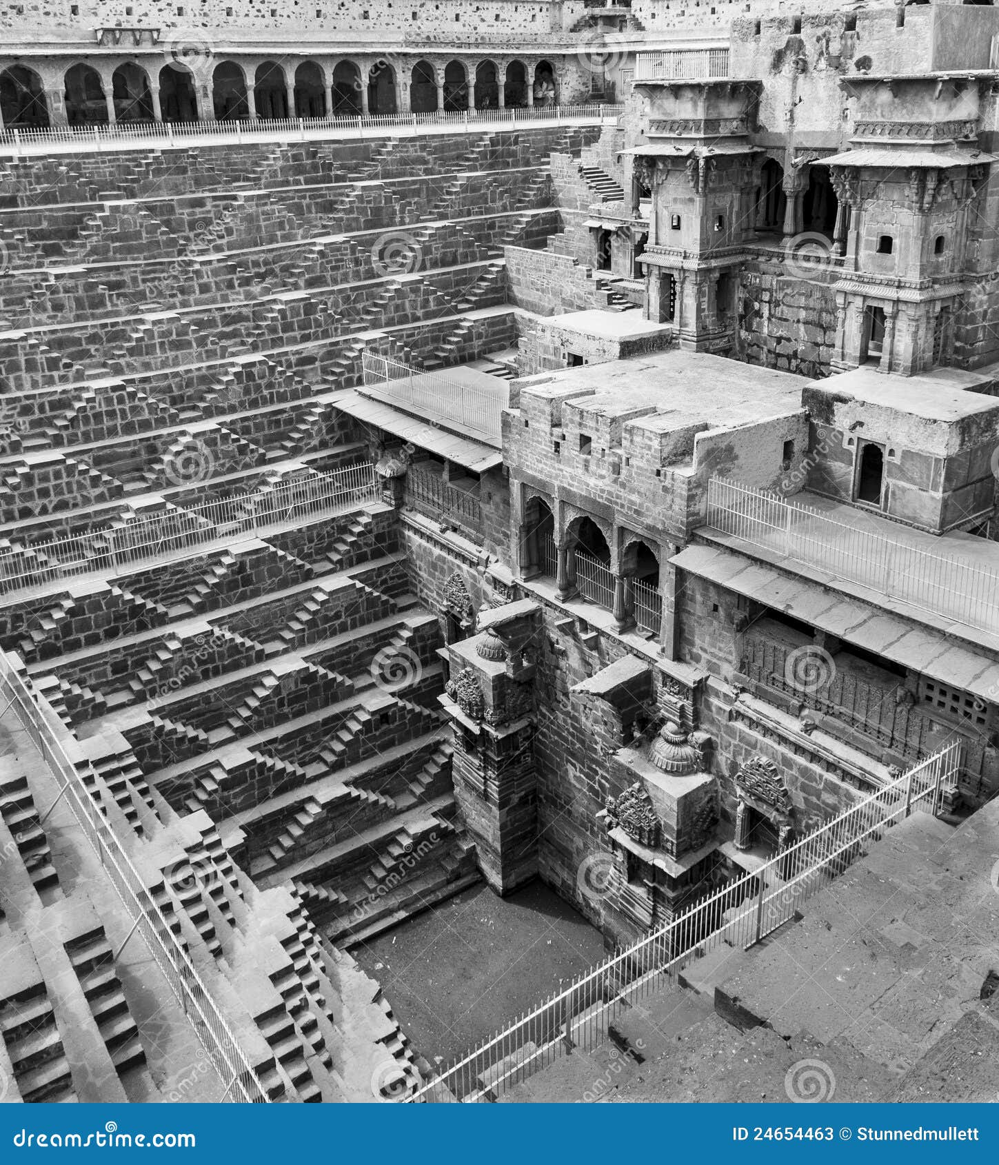 Step Well, India stock image. Image of rajastan, landmark - 24654463