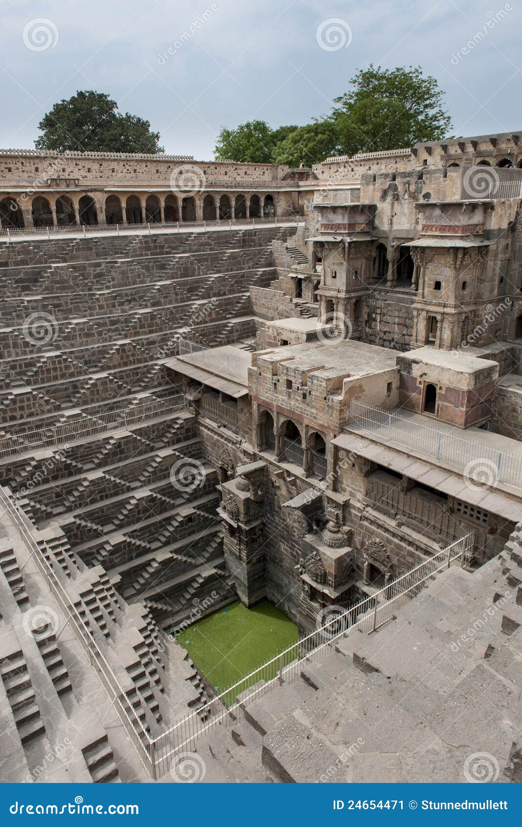 Step Well, India stock image. Image of historic, village - 24654471
