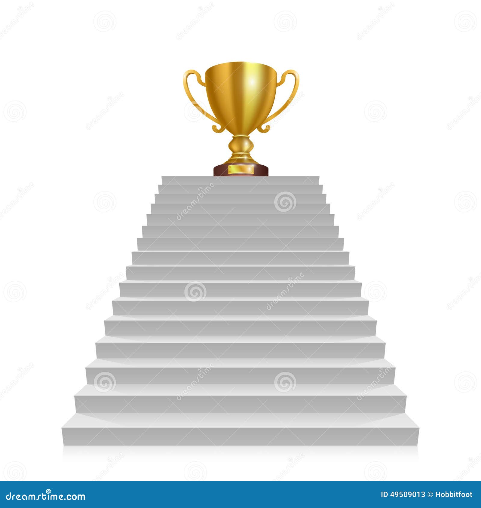 Step winner cup stock vector. Illustration of direction - 49509013