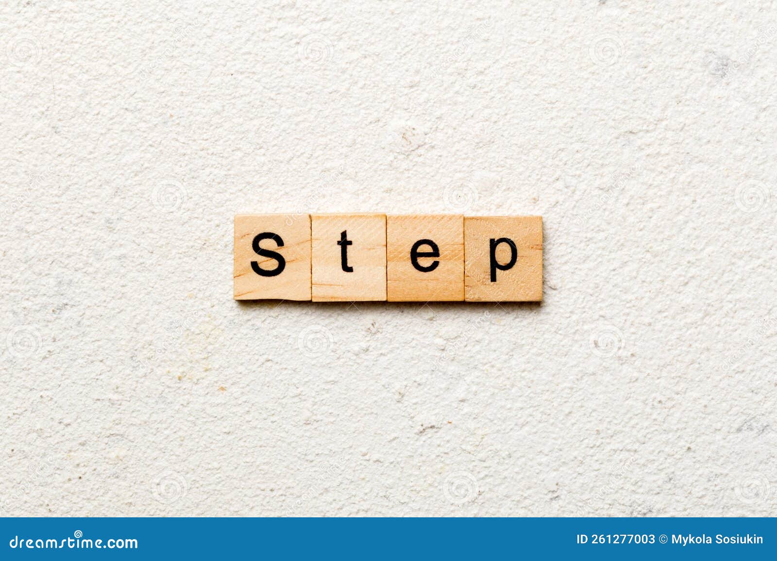Step Word On Stairs Or Ladder On Yellow Background Royalty-Free Stock ...