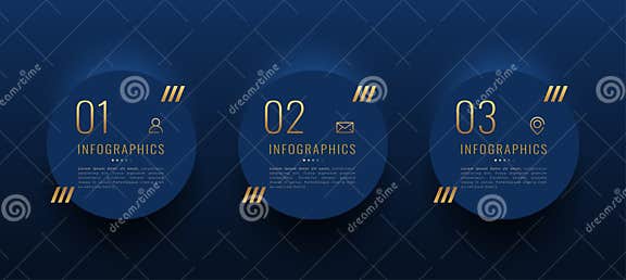 Step by Step Workflow Guide for Success Infographic Golden Banner Stock ...