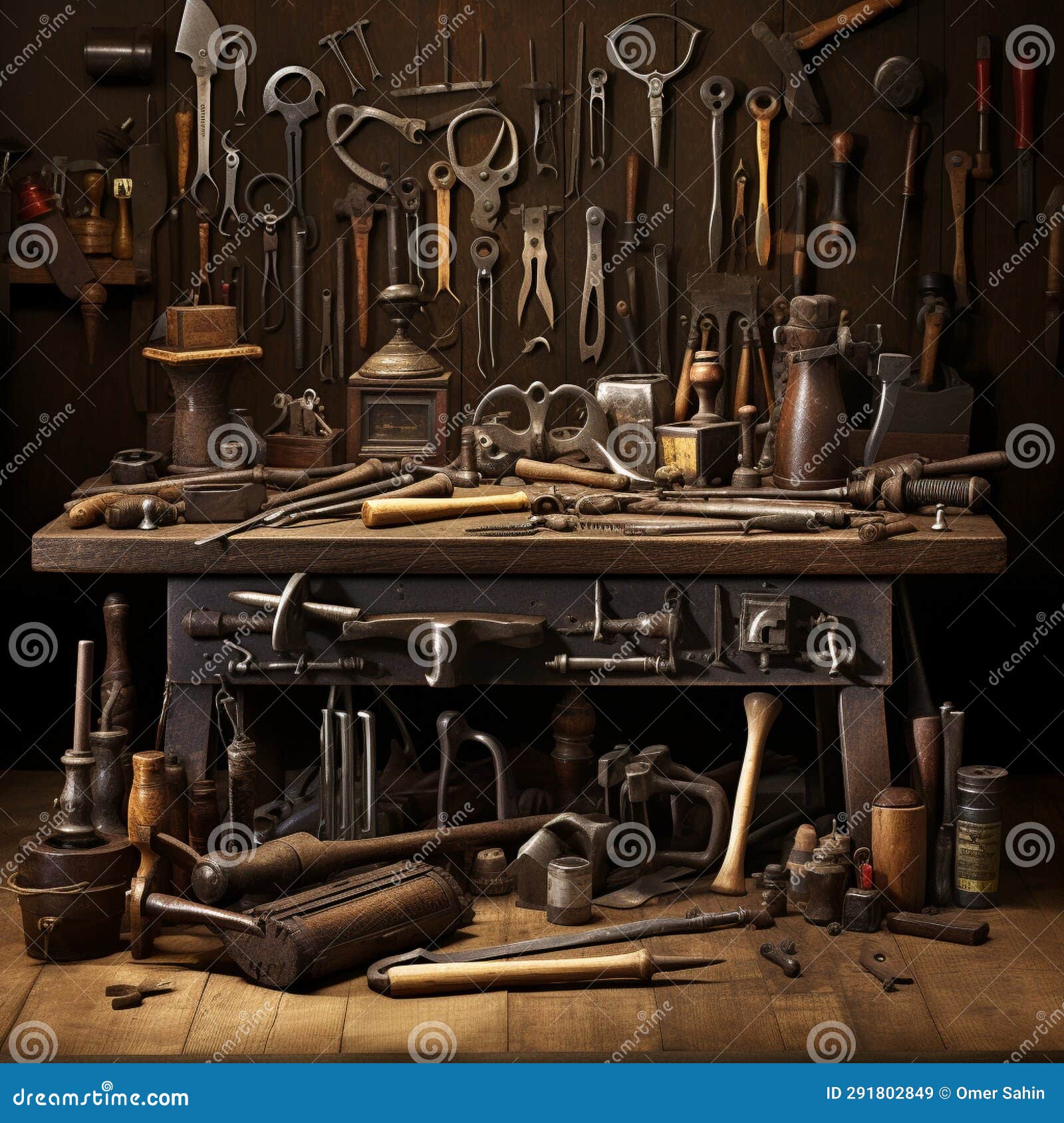 Forged Elegance: Masterful Artisan Tools Stock Image - Image of tools ...