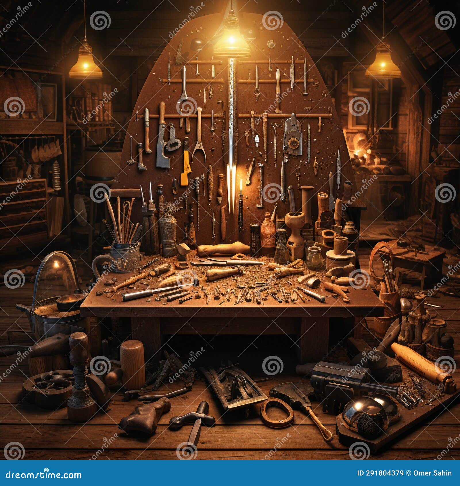 Forged Elegance: Masterful Artisan Tools Stock Image - Image of tools ...