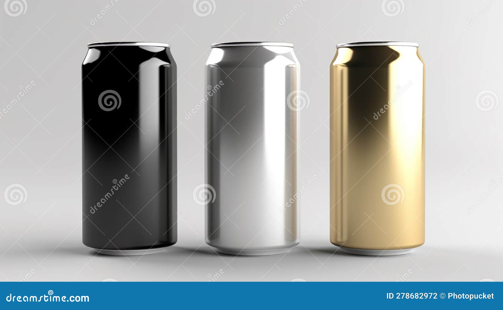 Isolated Vector Metal 3D Canisters Stock Illustration - Illustration of ...