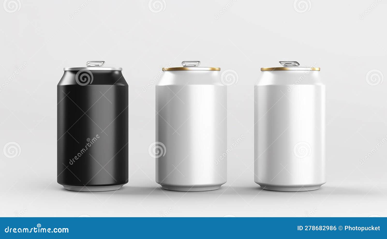 Isolated Vector Metal 3D Canisters Stock Illustration - Illustration of ...