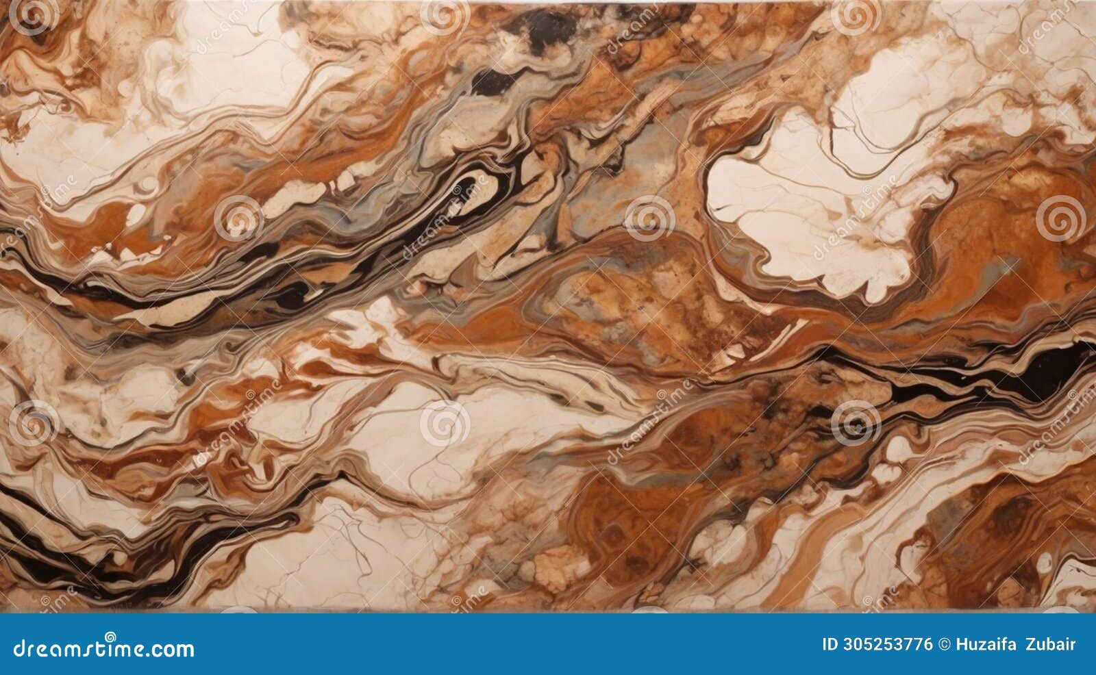 Mocha Mist Marble Elegance: a Luxurious Panoramic Banner Featuring an ...