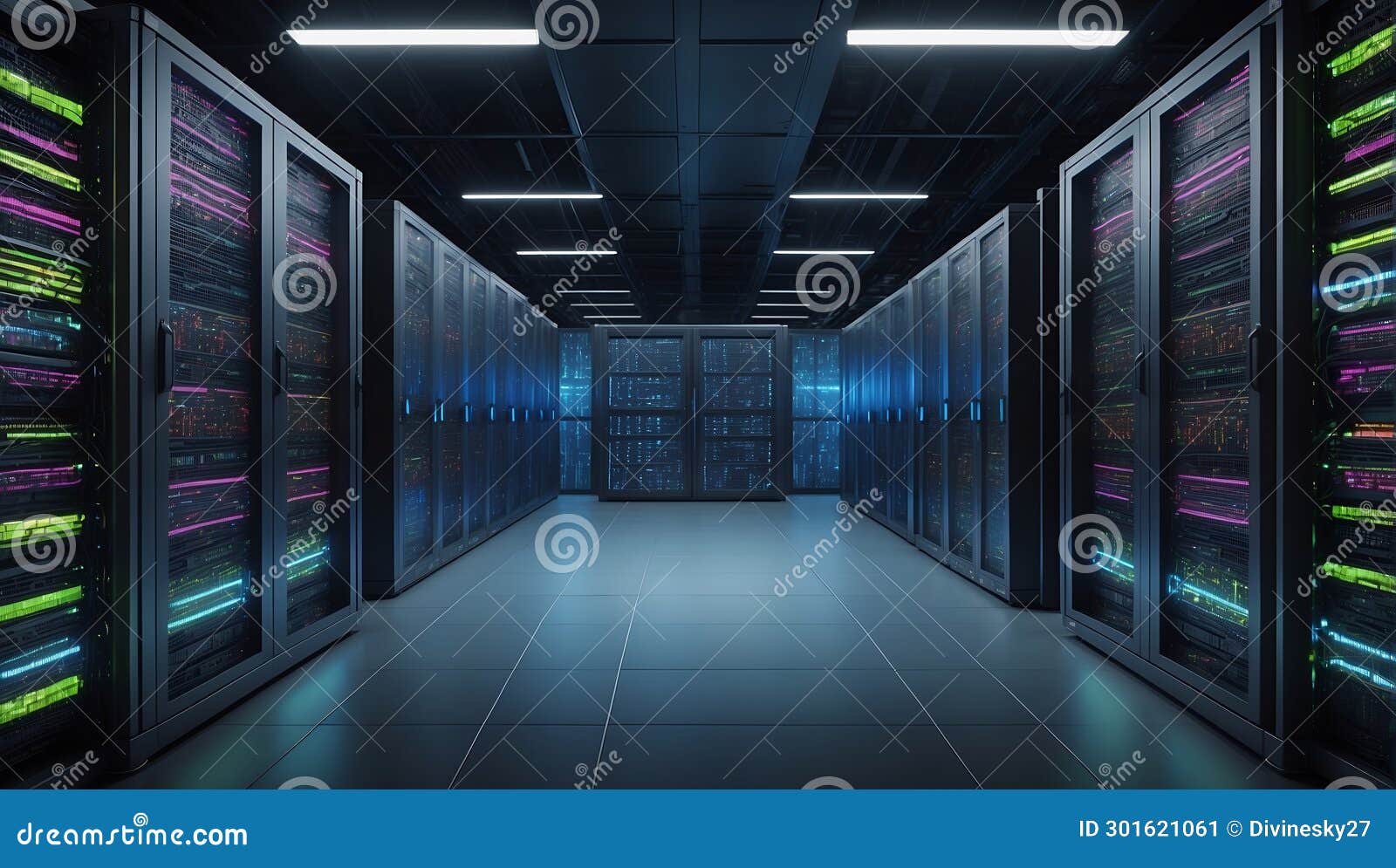 CabinetCrafted Wonders: a Visual Ode To Data Center Design. AI Generate ...