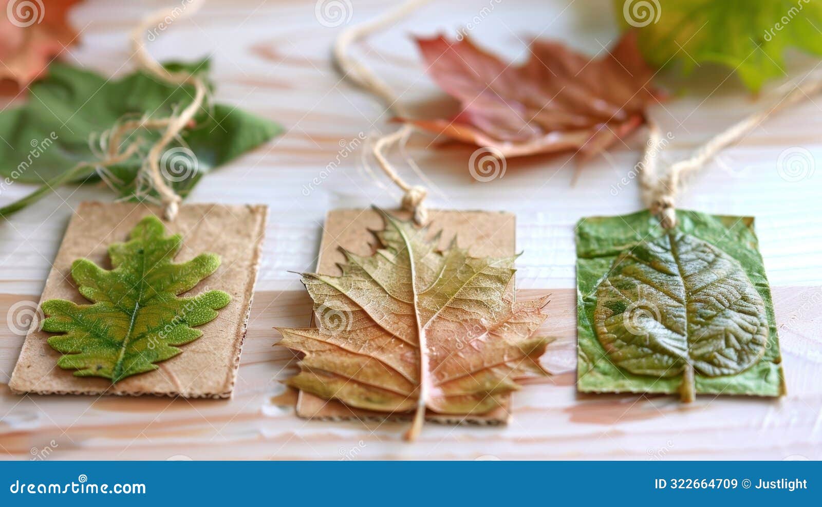 A Stepbystep Tutorial on How To Make Leaf Imprint Bookmarks Using ...