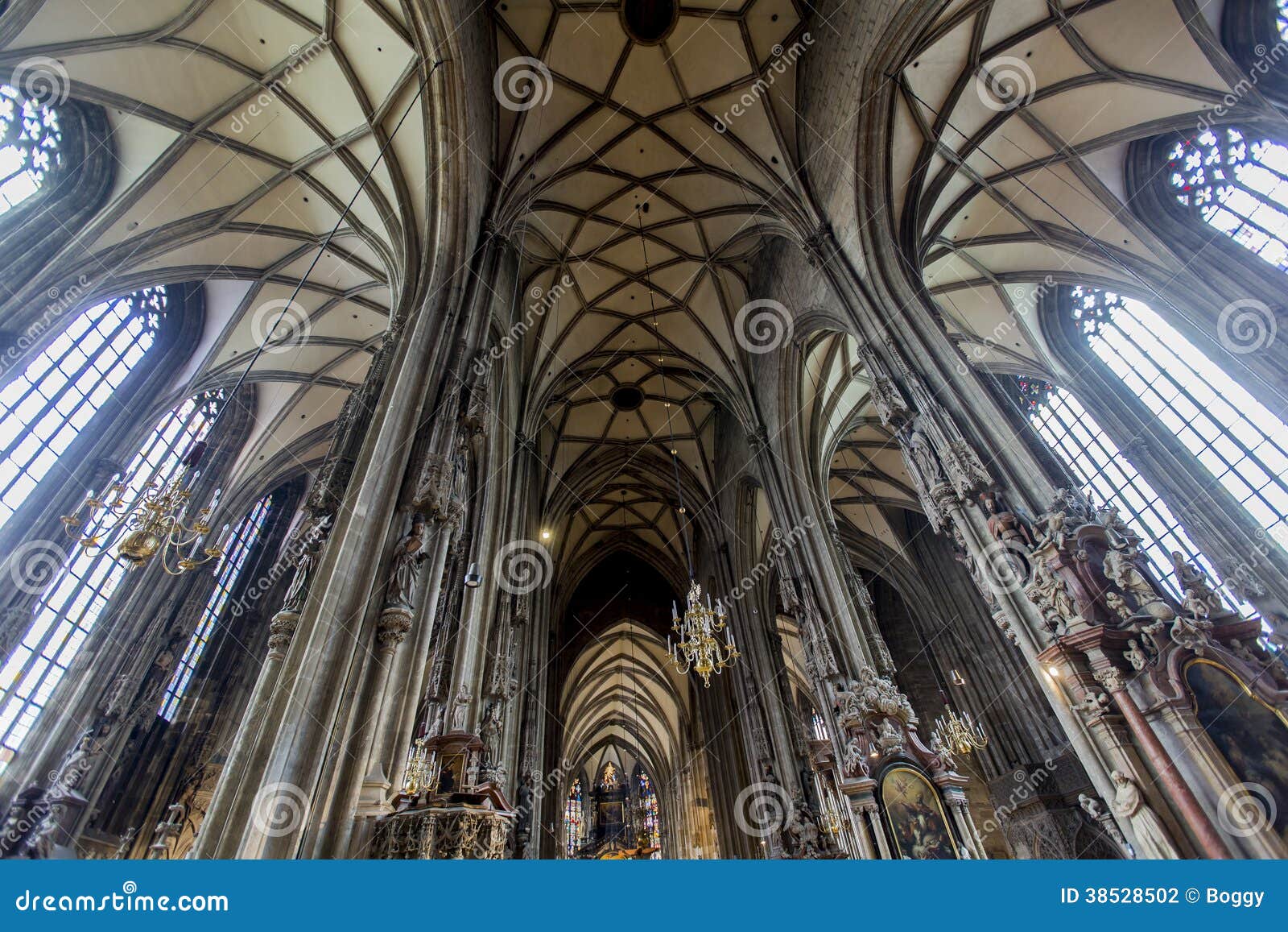 Stephansdom in Vienna stock photo. Image of artistic - 38528502