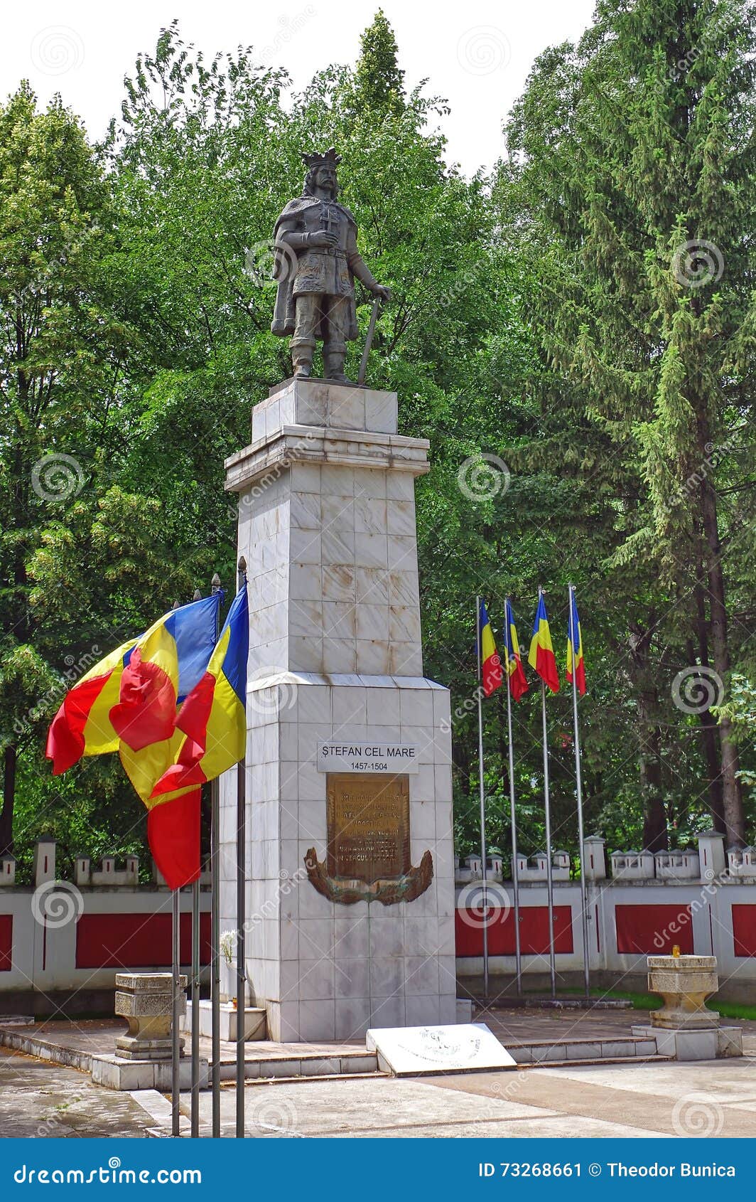 Stephen the Great Statue - Landmark Attraction in Iasi, Romania Stock ...