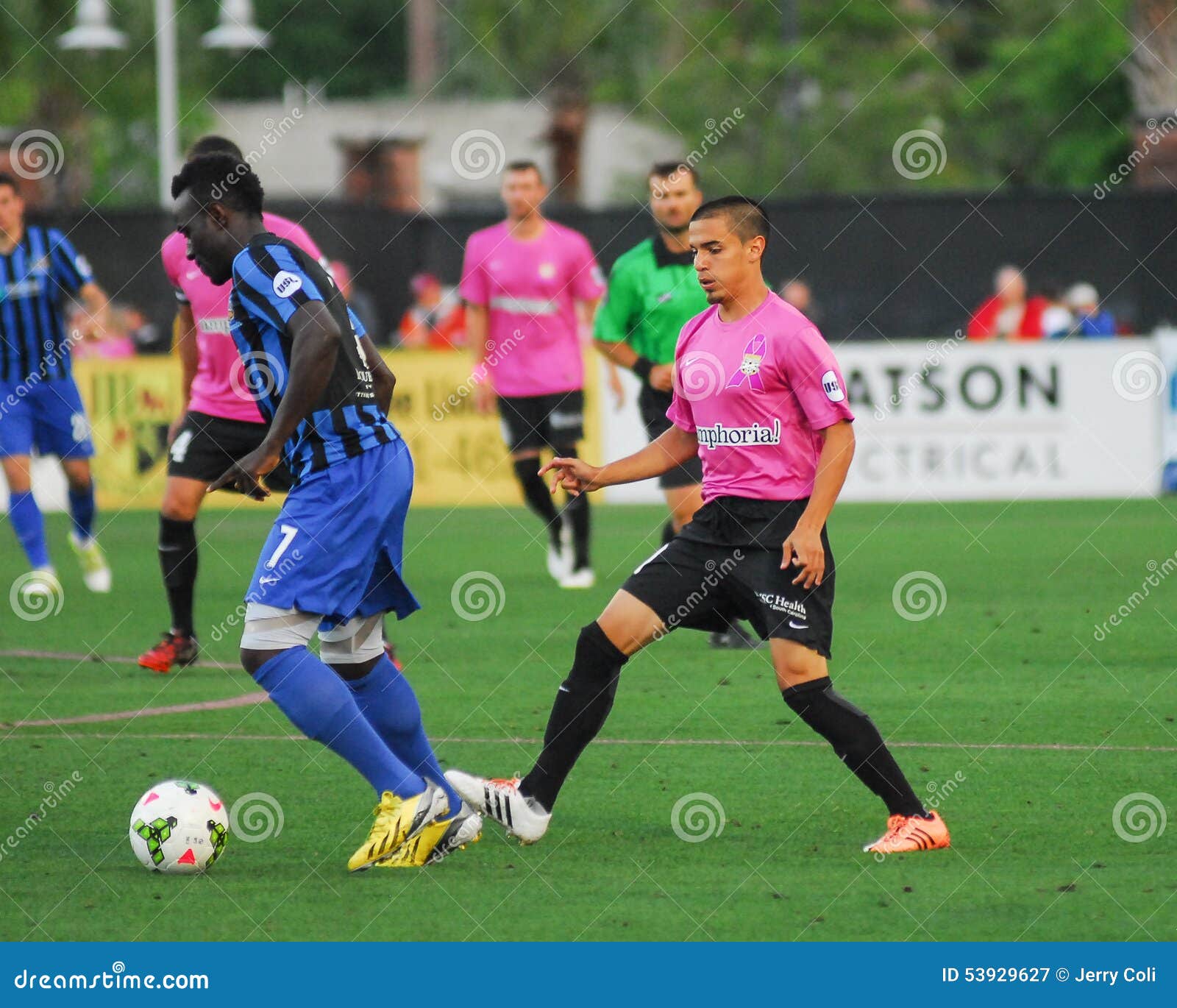 Stephen Okai, Pittsburgh RiverHounds #7. Editorial Photography - Image ...