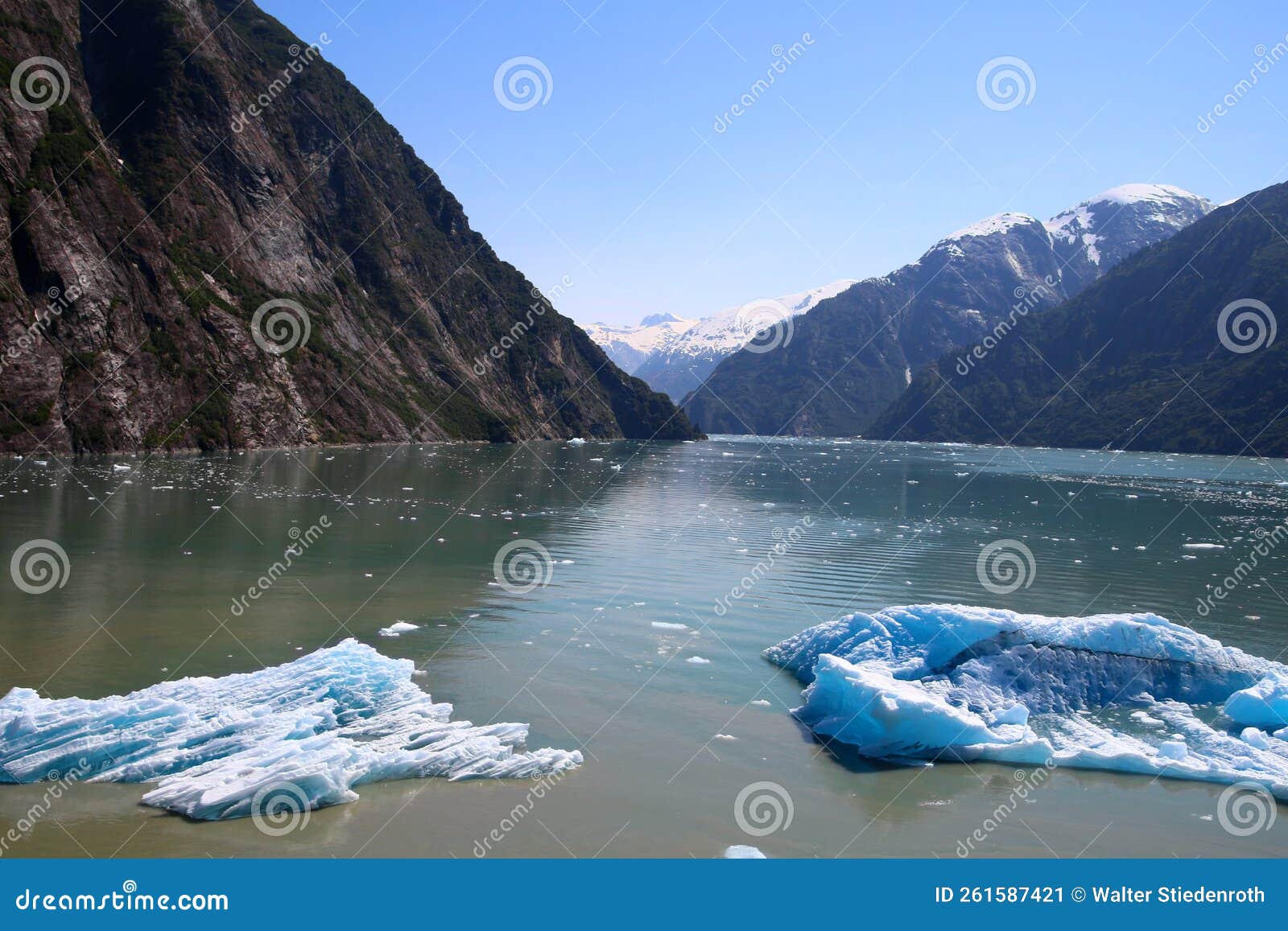 Iceberg in the Stephens Passage, Panhandle, Alaska Stock Image - Image ...