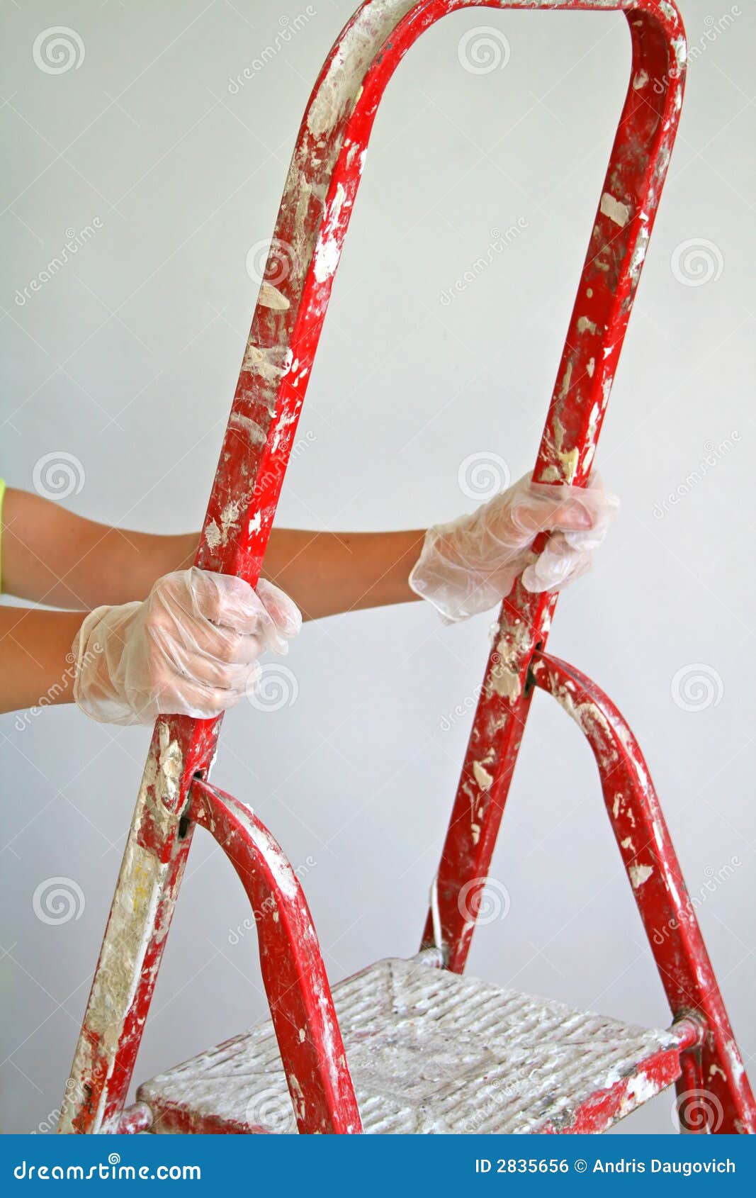 Stepladder stock photo. Image of painter, instrument, construction ...