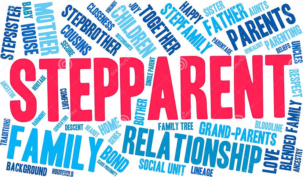 Stepparent Word Cloud stock vector. Illustration of baby - 108489712