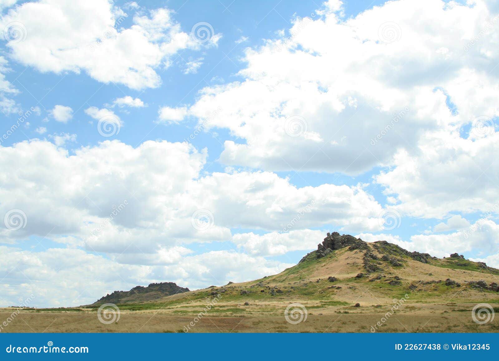 Steppe landscape stock photo. Image of season, plant - 22627438