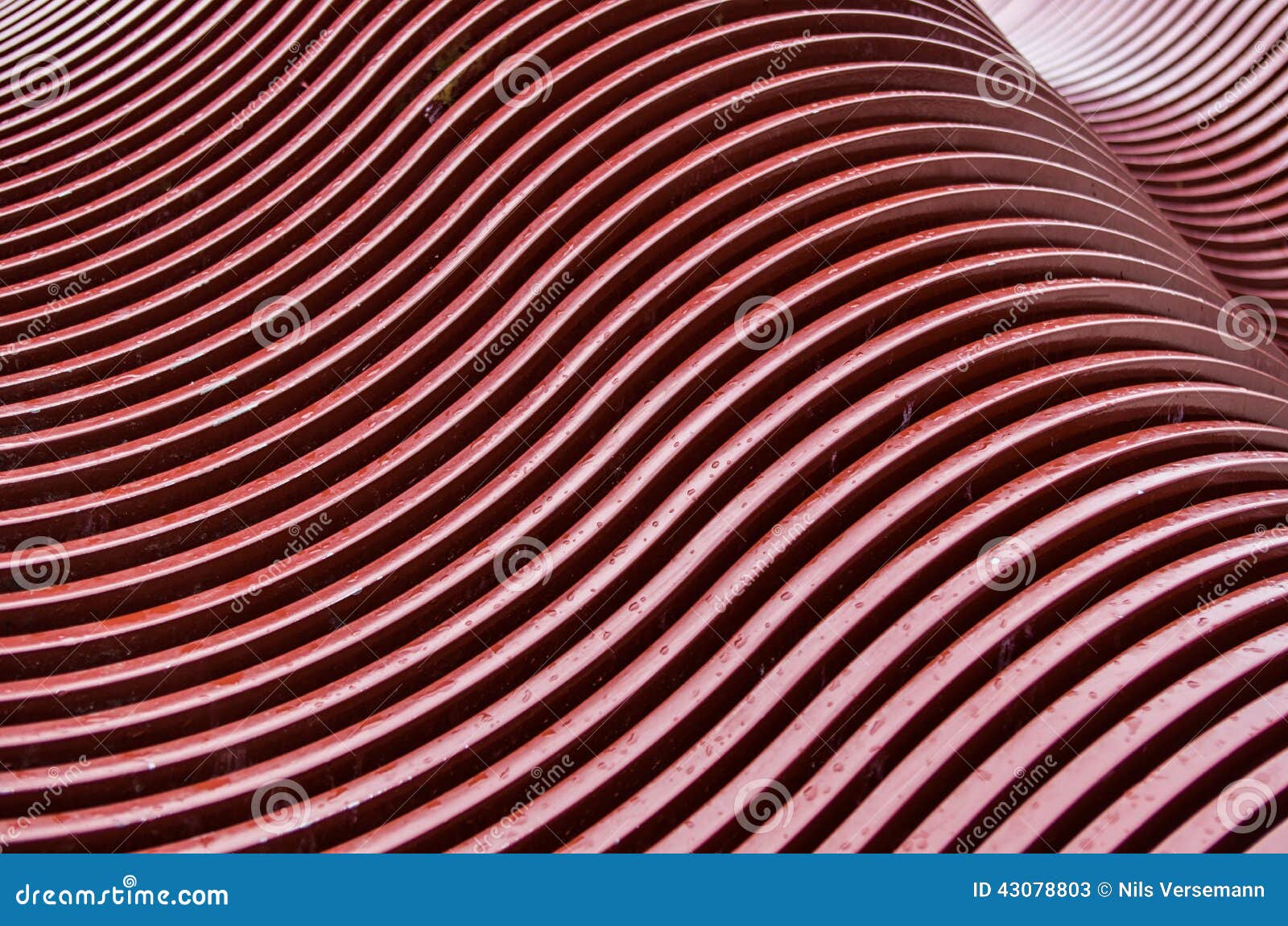 Stepped Metal Wave Patterns Stock Image - Image of background, maroon ...