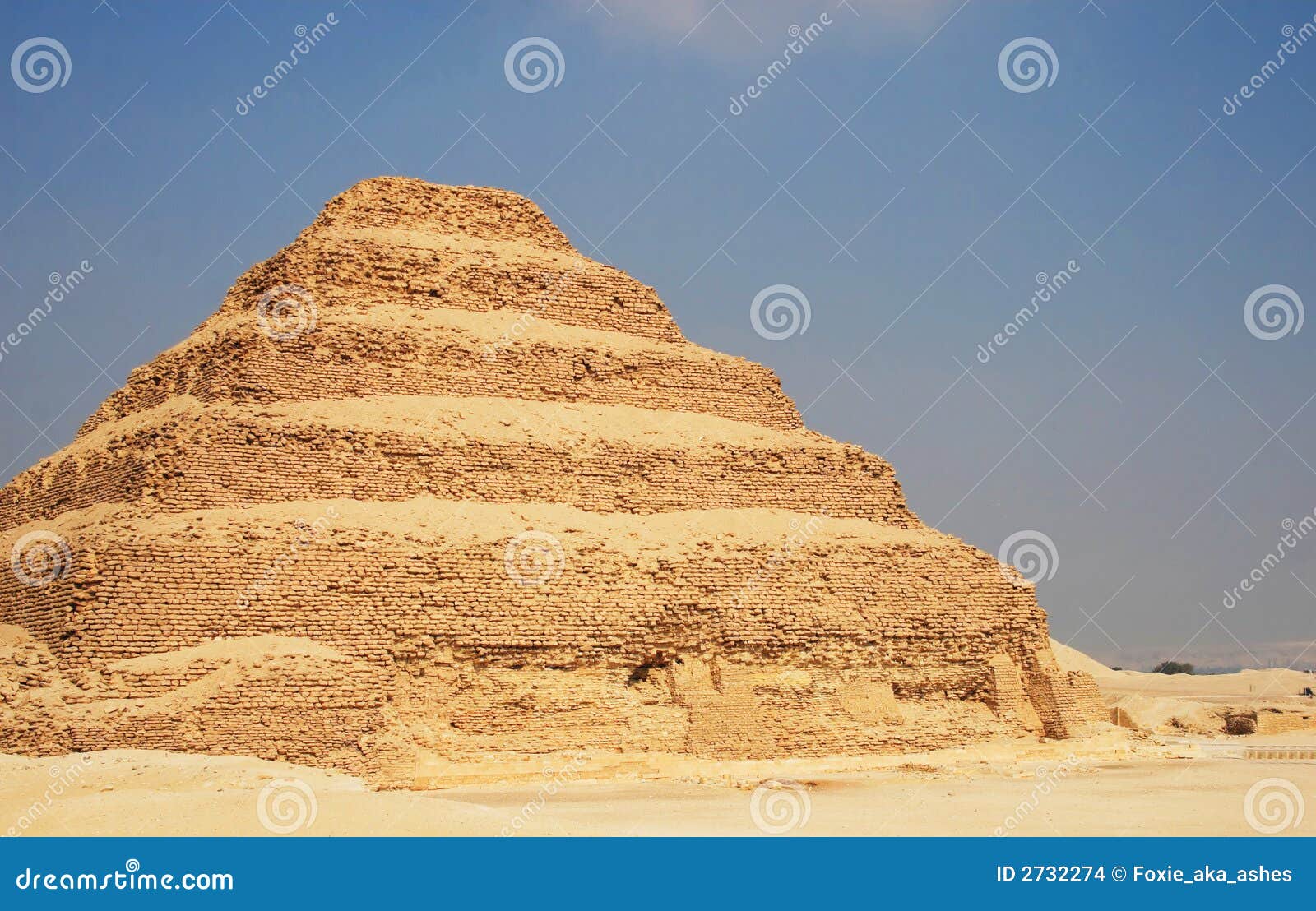 Stepped Pyramid stock photo. Image of egyptology, sahara - 2732274