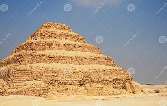 Stepped Pyramid stock photo. Image of egyptology, sahara - 2732274