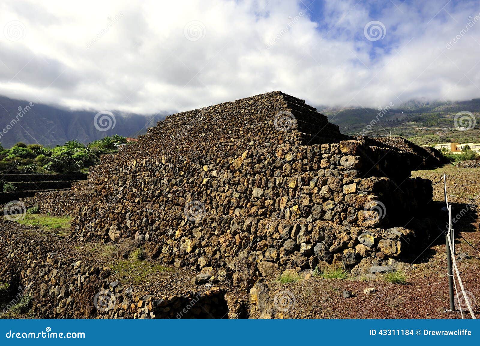 Stepped Pyramids stock photo. Image of tenerife, hill - 43311184