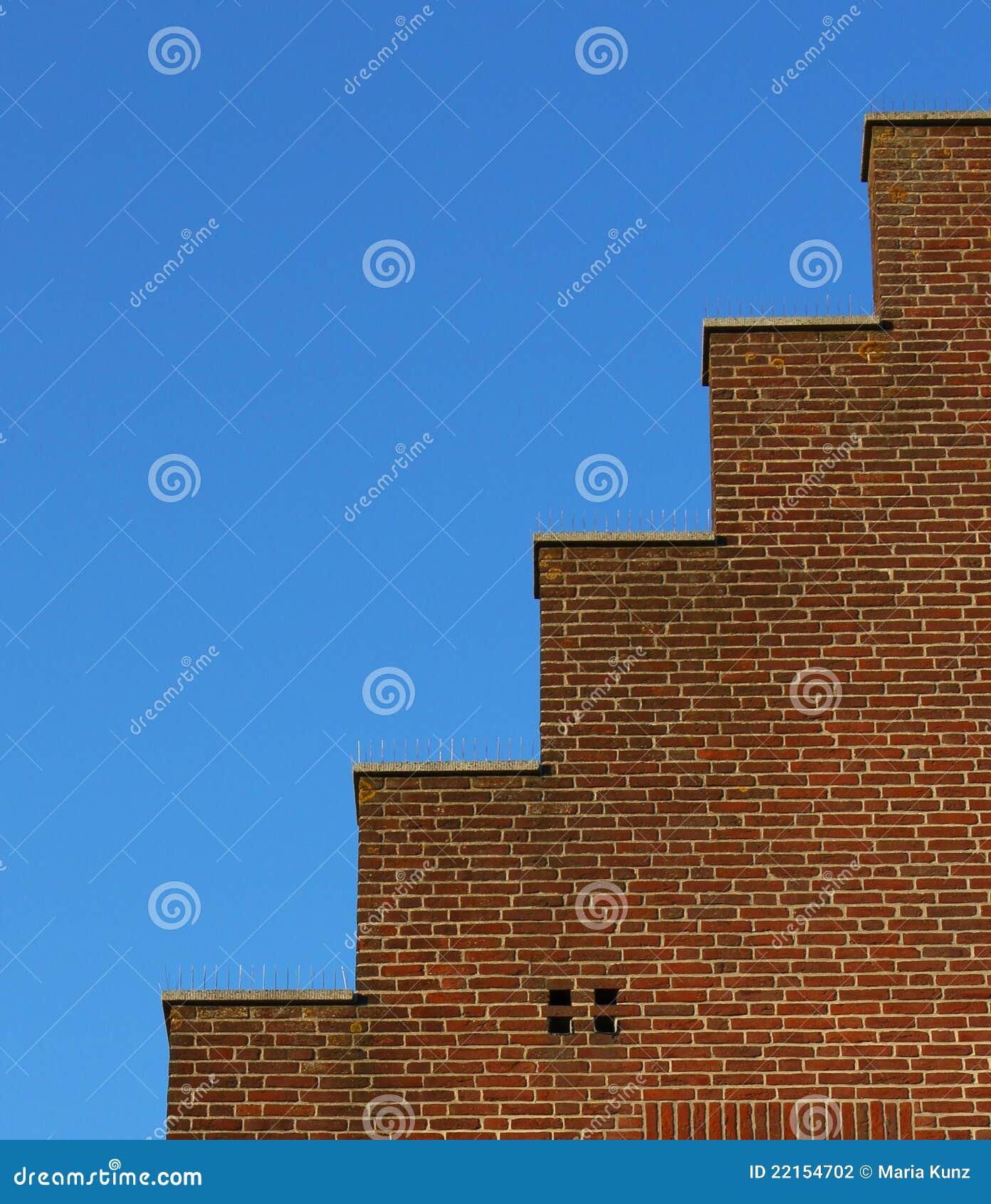 Stepped roof of the house stock photo. Image of gothic - 22154702