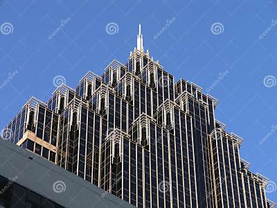 Stepped skyscraper stock image. Image of building, offices - 1497941