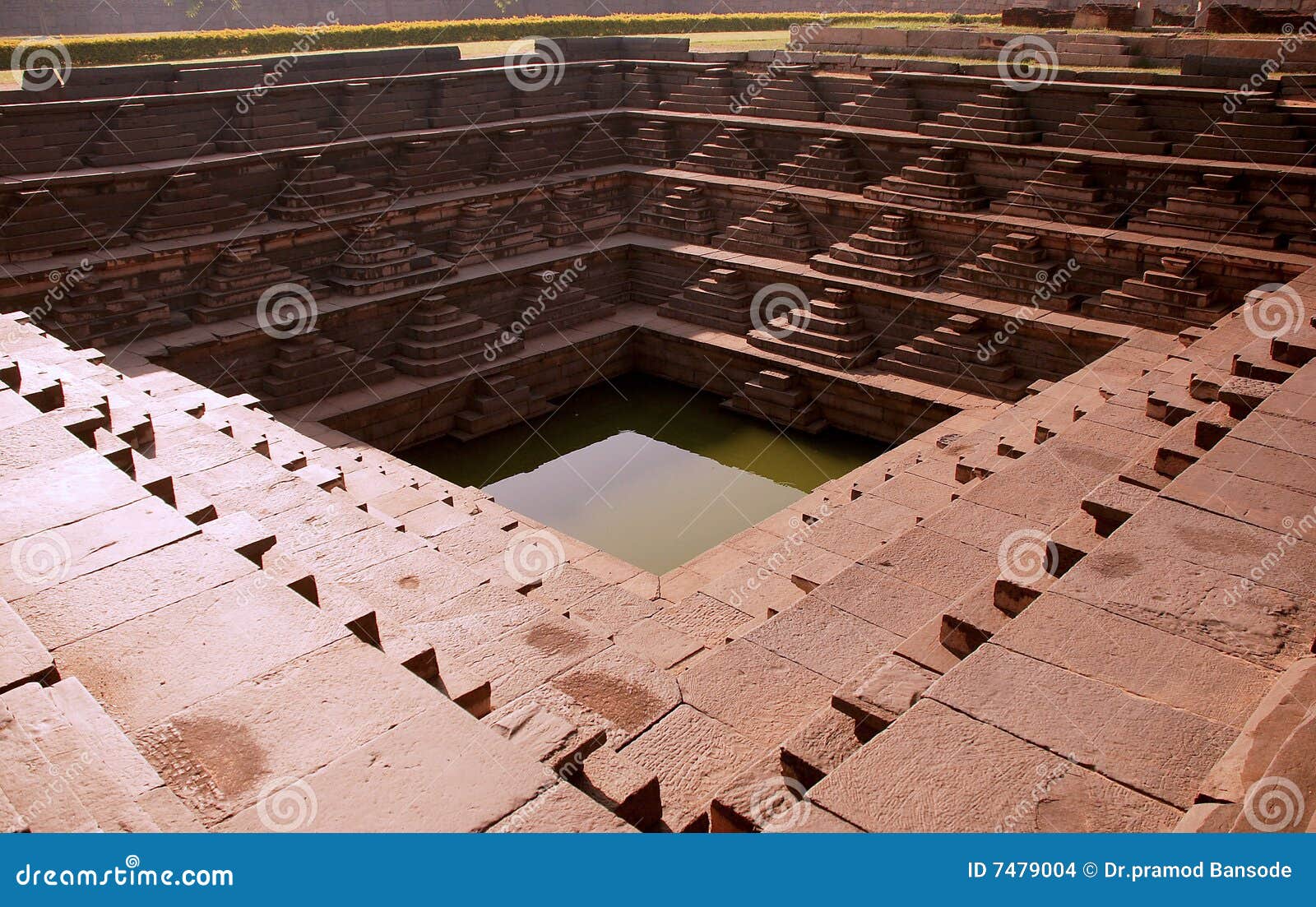 Stepped tank stock photo. Image of square, india, stone - 7479004