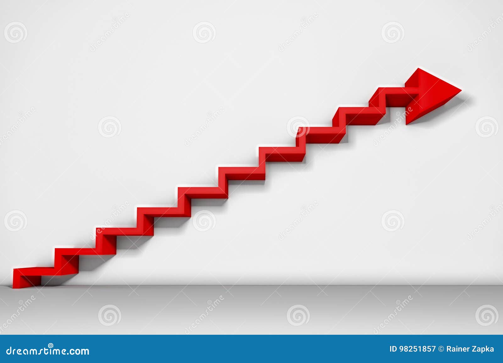 Stepped up stock illustration. Illustration of leadership - 98251857
