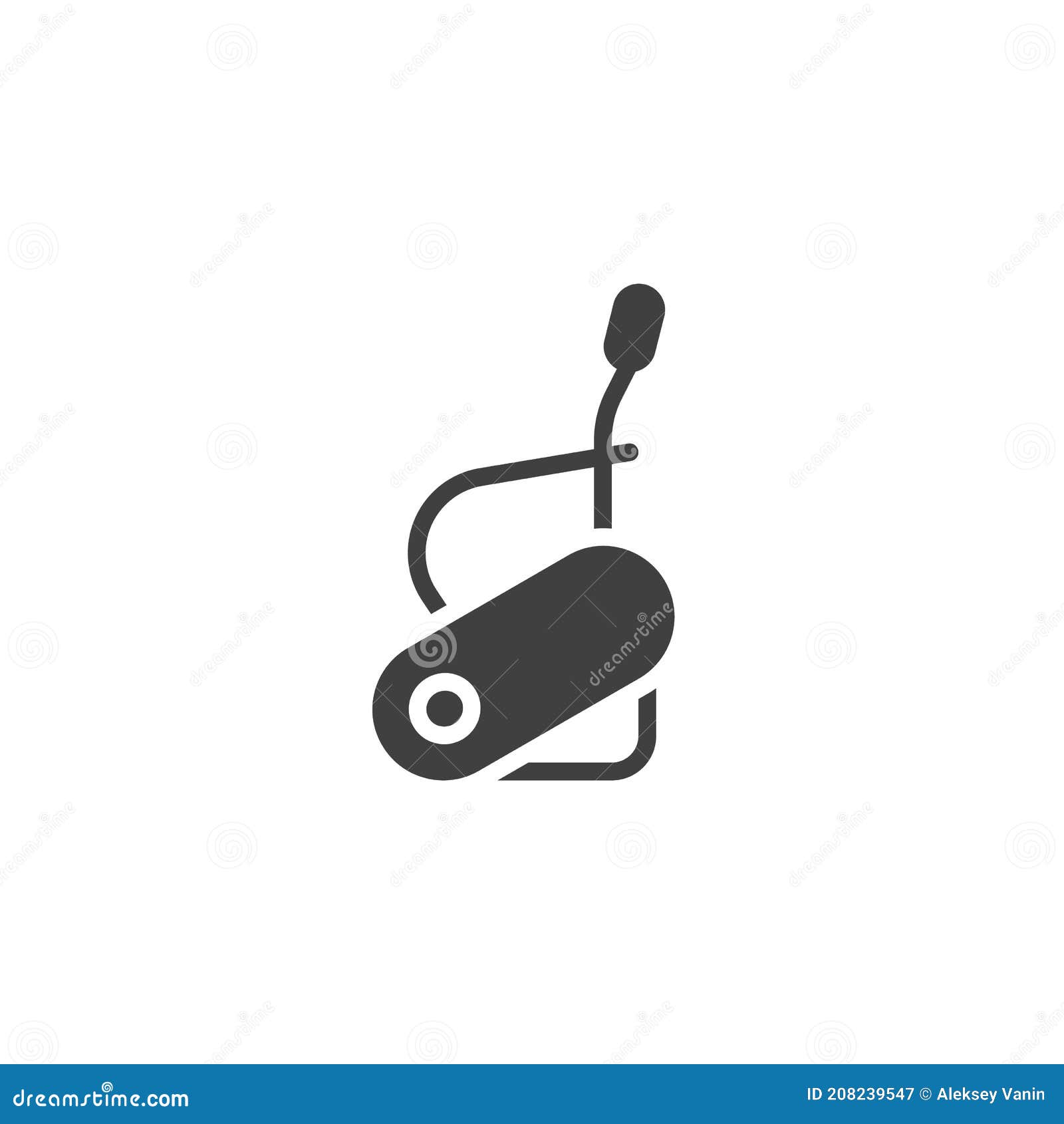 Stepper Machine Vector Icon Stock Vector - Illustration of simple ...