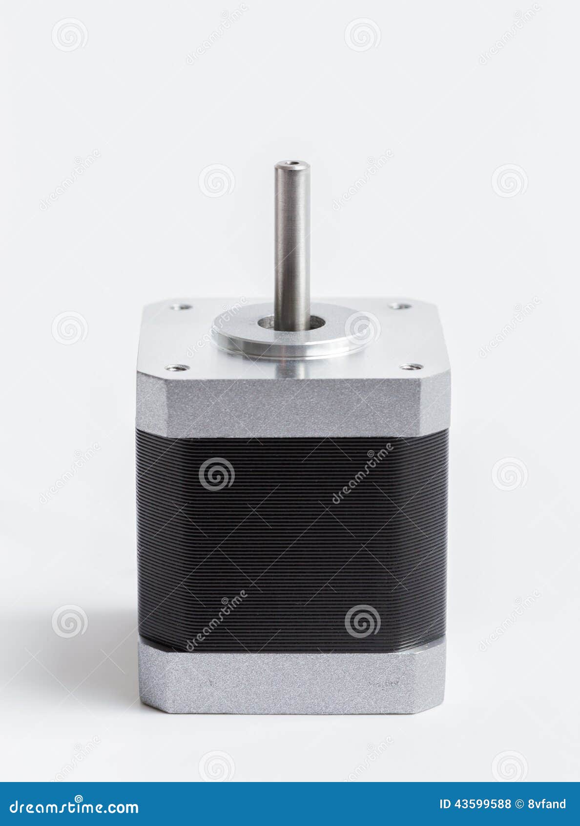 Stepper Motor Against a Bright Background As Cut Stock Photo - Image of ...