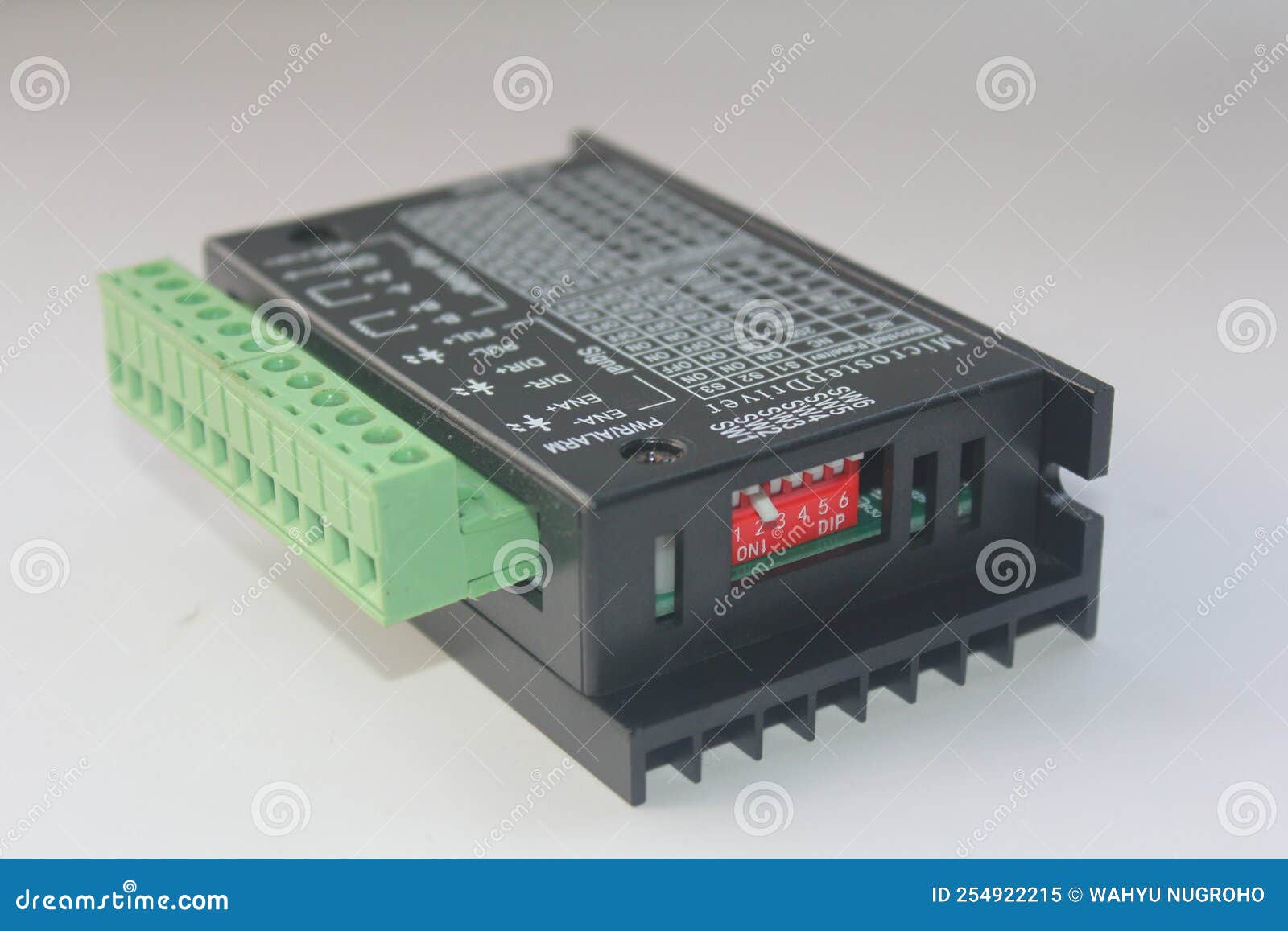 Stepper Motor Driver TB6600 Stock Image - Image of gadget, lighting ...