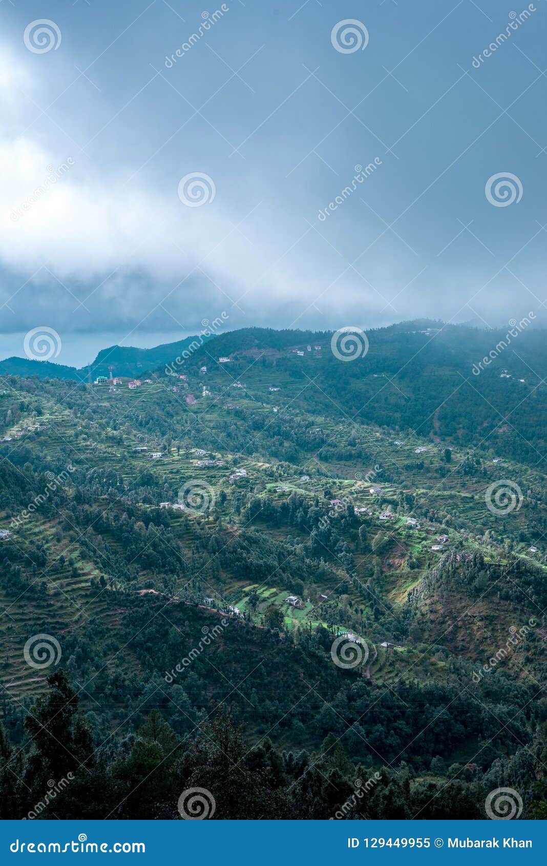 Stepping Fields in Himalayas Stock Image - Image of landscape, stepping ...