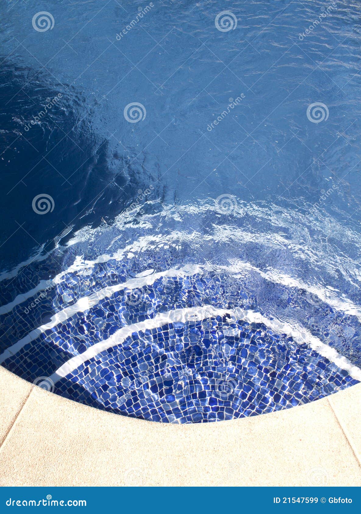 Stepping into the pool stock image. Image of ripple, cyan - 21547599