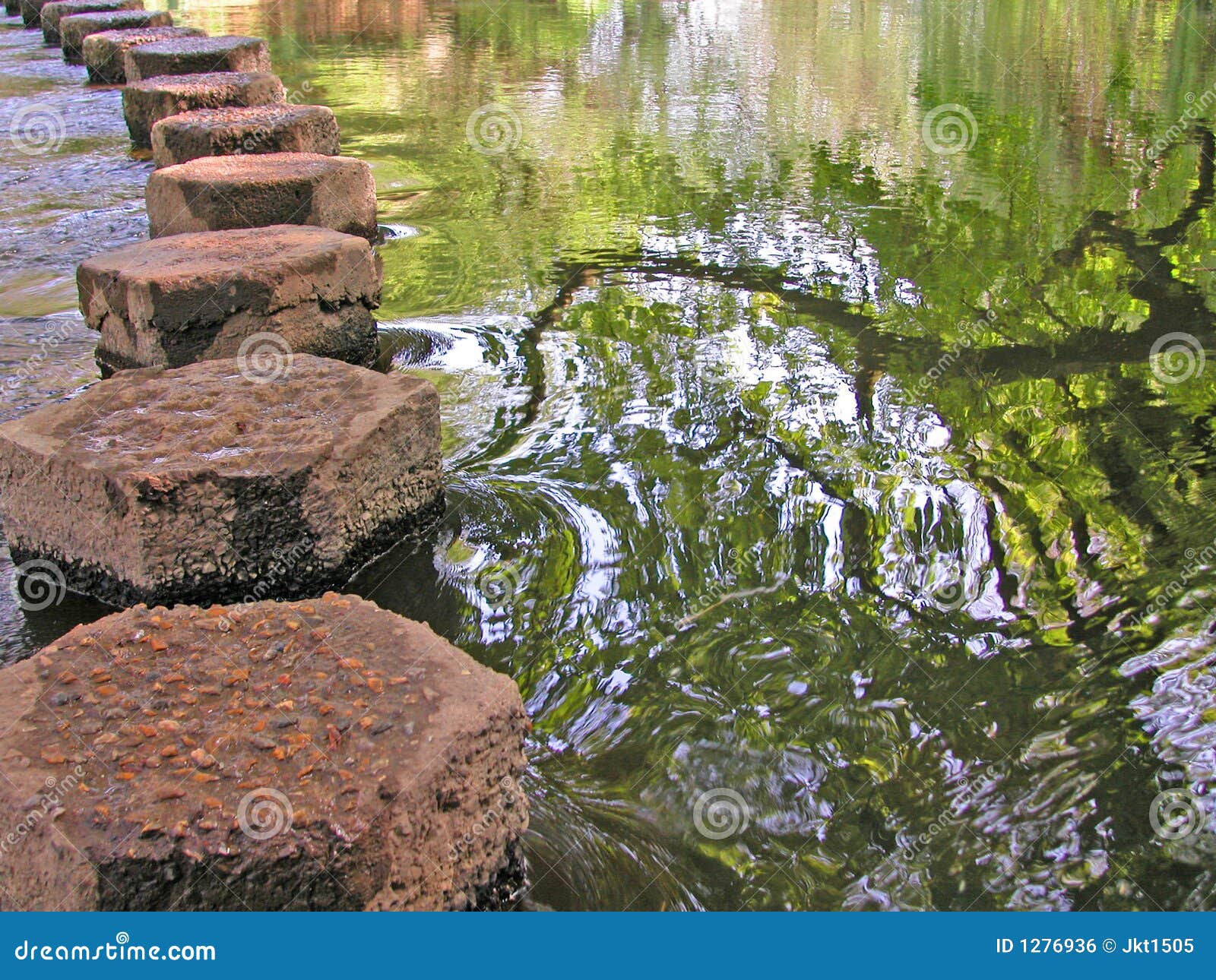Stepping stones stock photo. Image of stepping, stones - 1276936
