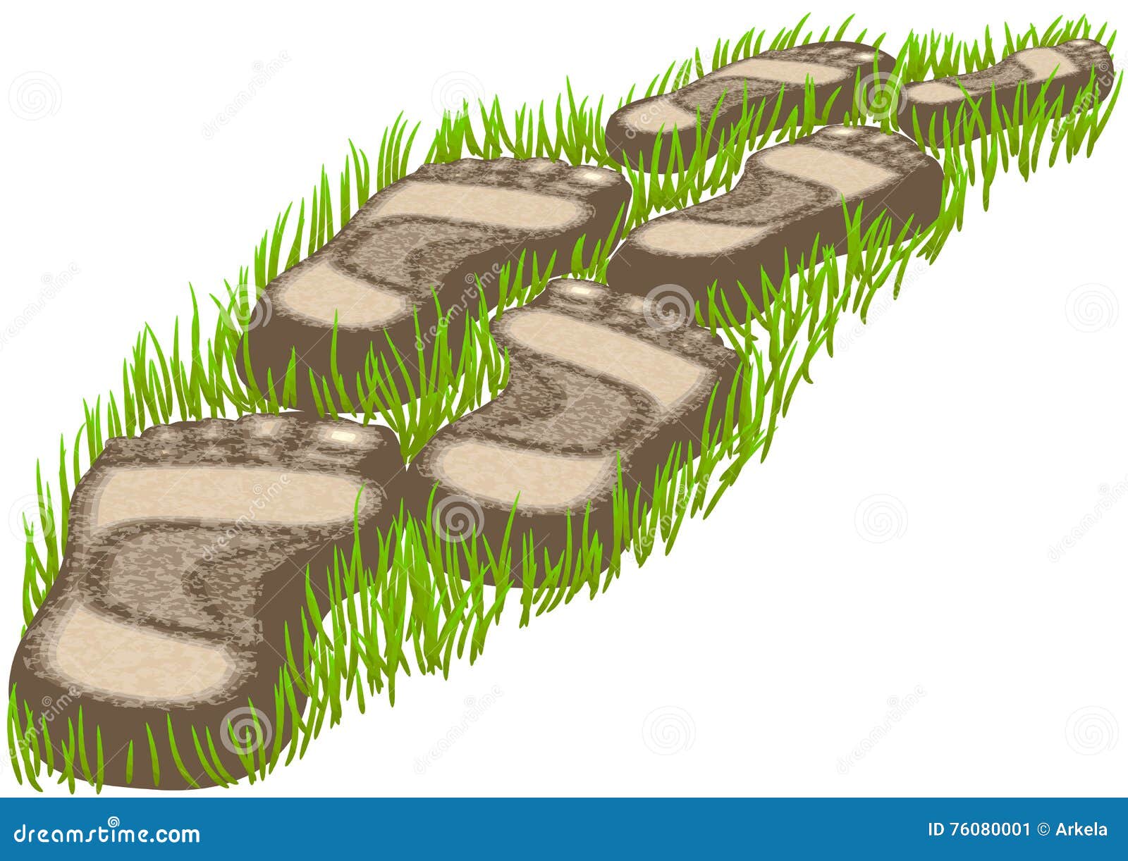 Stone Path Clipart