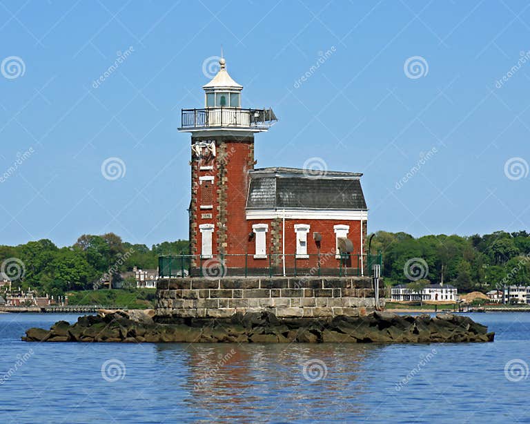 Stepping Stones Lighthouse stock photo. Image of shore - 8653772