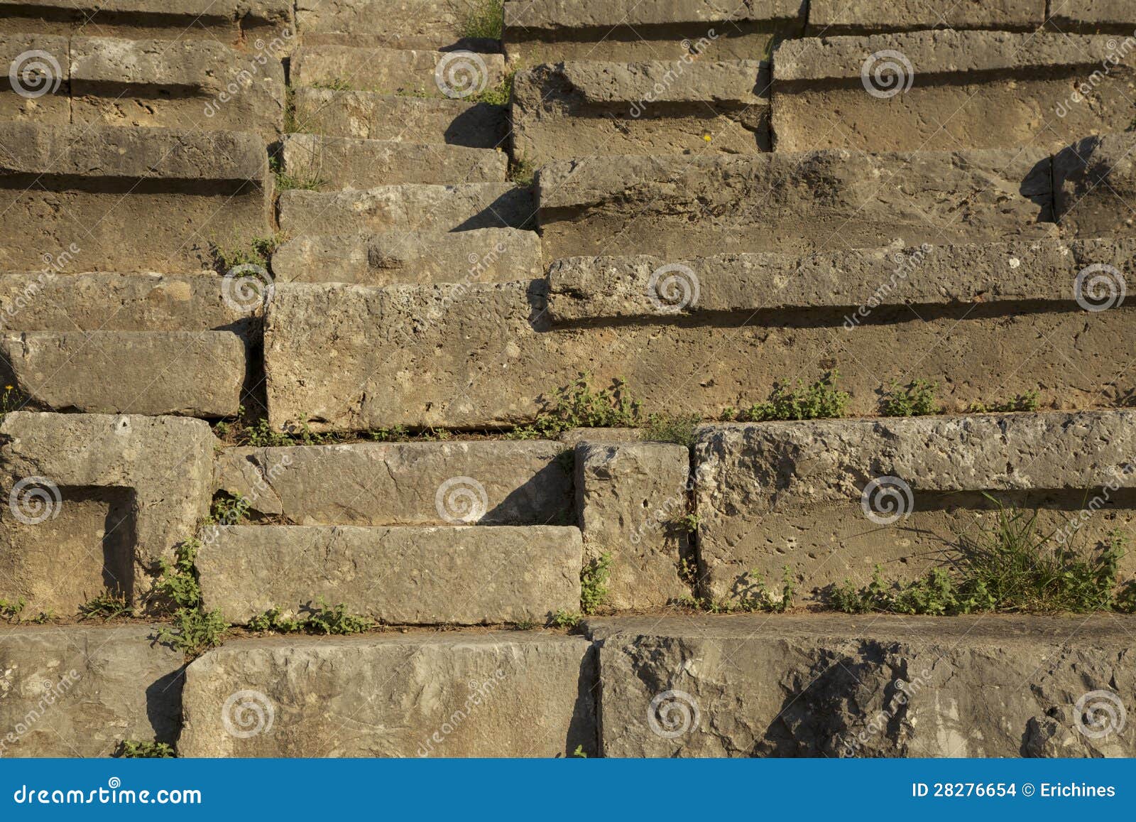 Steps of Ancient Amphitheater Stock Photo - Image of amphitheatre ...