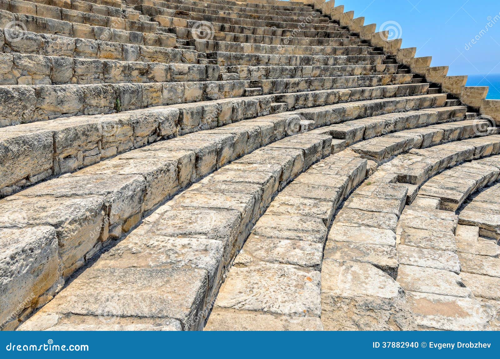 Steps of Ancient Amphitheatre Stock Photo - Image of greek, historical ...