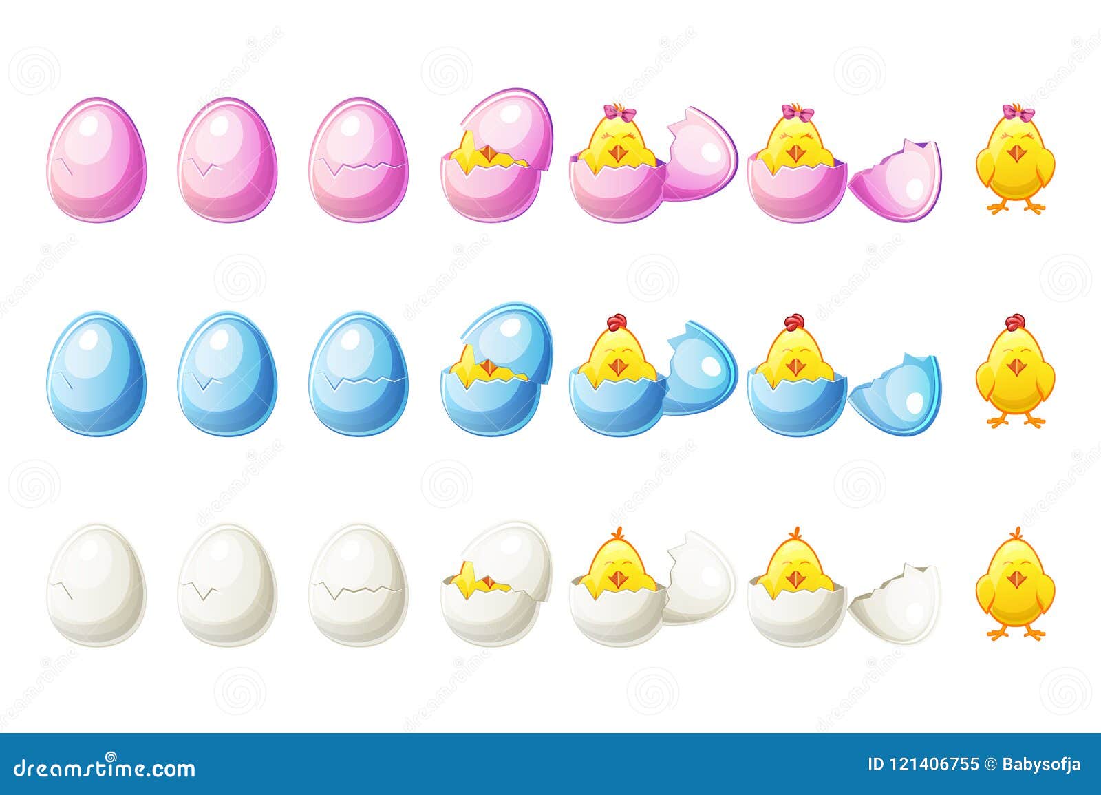 Egg Cracking Animation Stock Illustrations – 14 Egg Cracking Animation ...
