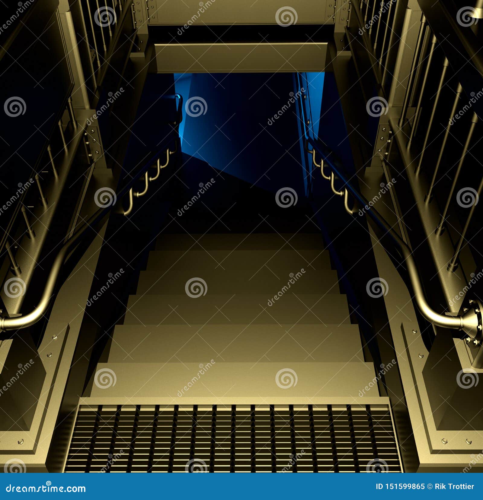 Steps below ground stock illustration. Illustration of shiny - 151599865