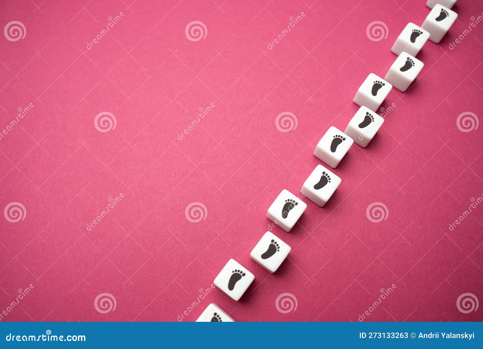 Steps on Blocks. Progress and Success are Achieved by Taking One Small ...