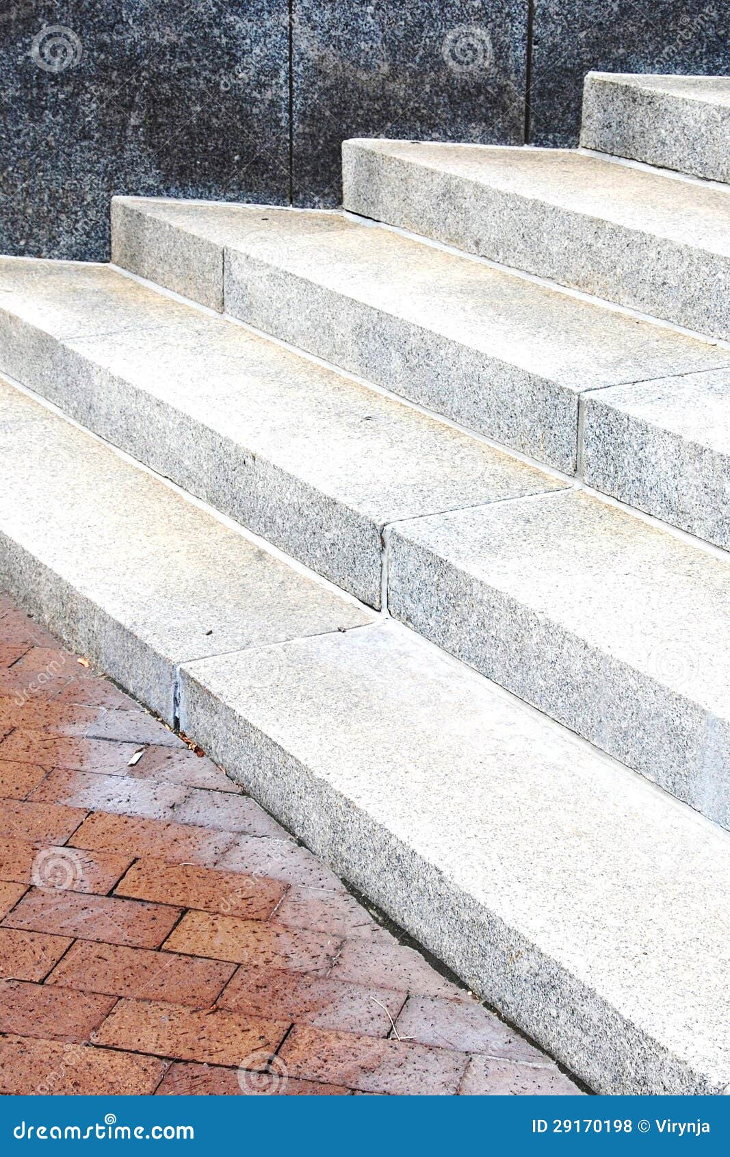 Steps and a brick wall stock photo. Image of staircase - 29170198