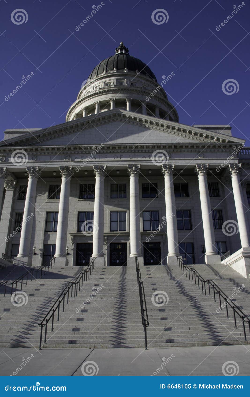 Steps of the Capitol stock image. Image of utah, design - 6648105