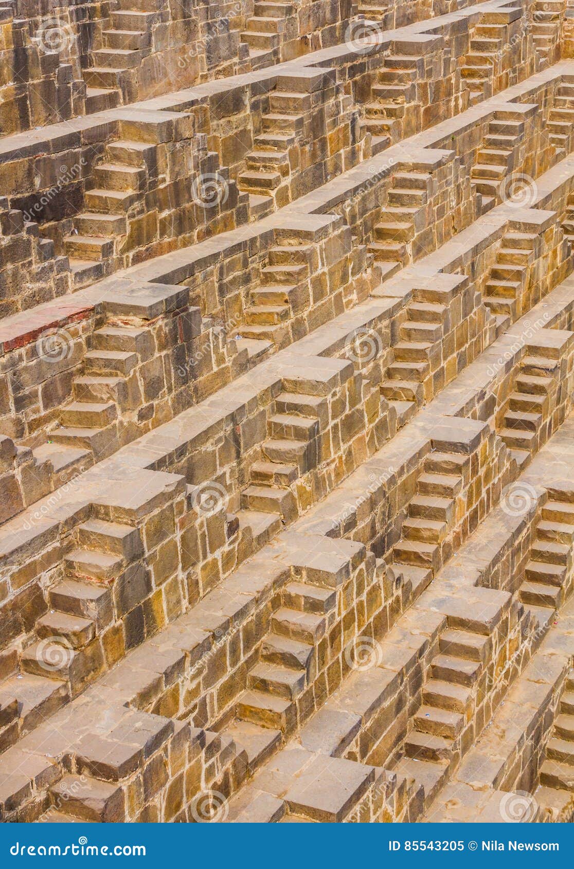 Steps at Chand Baori stock image. Image of asian, baoli - 85543205