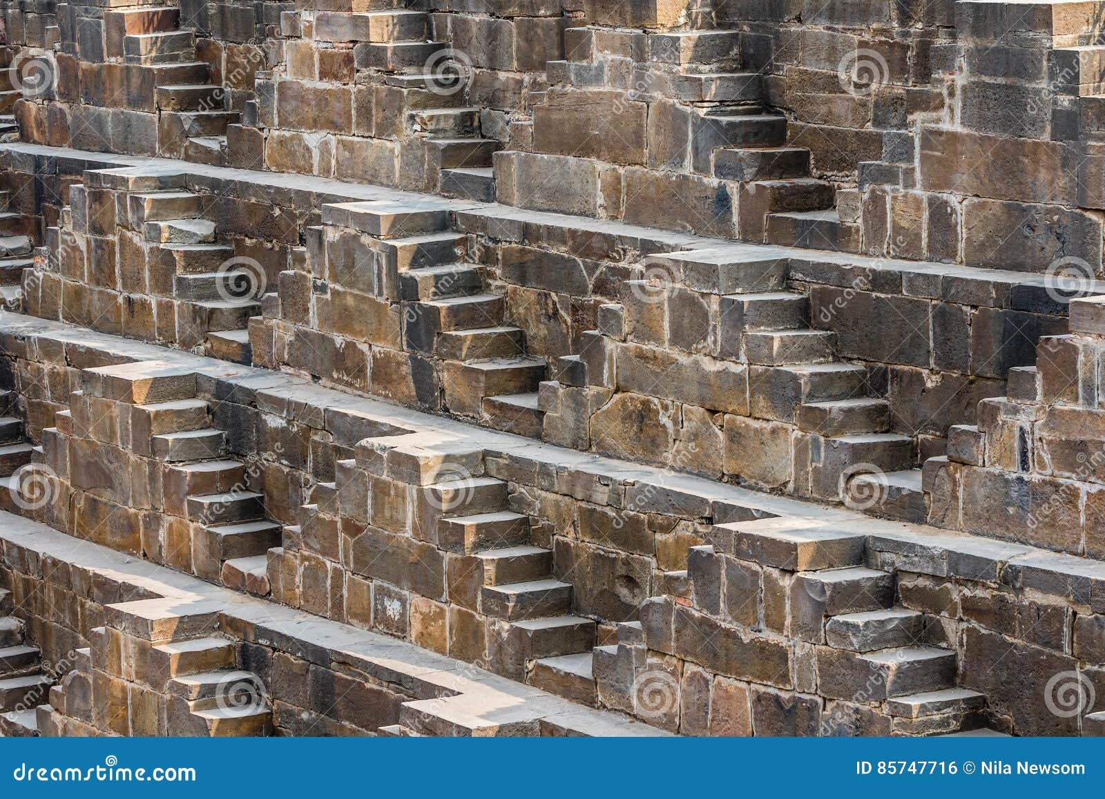 Steps at Chand Baori stock photo. Image of reservoir - 85747716
