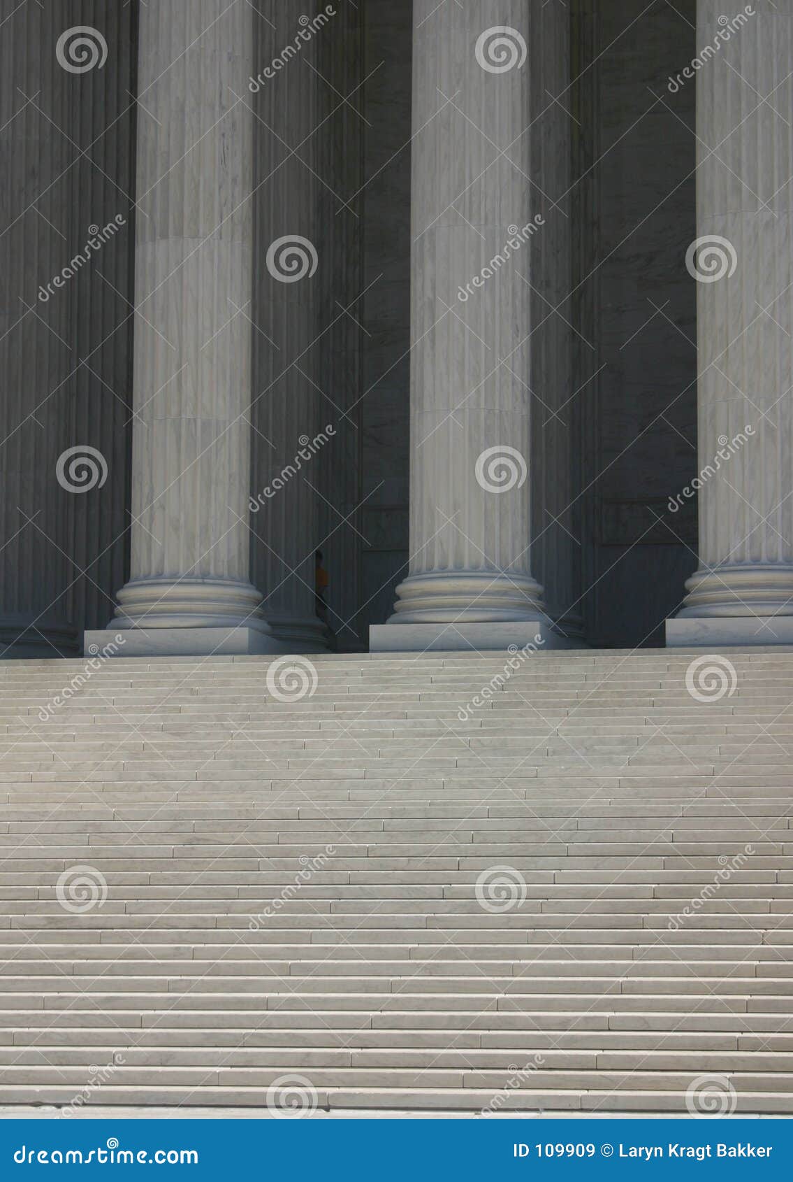 Steps and Columns (supreme Court) Stock Image - Image of washington ...